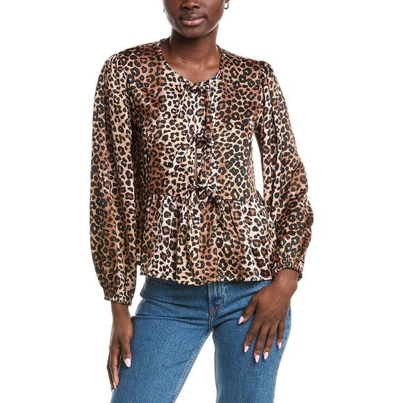 ANNA KAY | Tops | Anna Kay Womens Somelie Blouse Tan | Poshmark